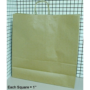 JUMBO - 18x7x18.75 Kraft Shopper | B & G Paper Products