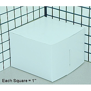 664CB - 6x6x4 Cake Box | B & G Paper Products