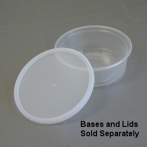 DELILID - Clear Plastic Deli Lid HTL115 | B & G Paper Products